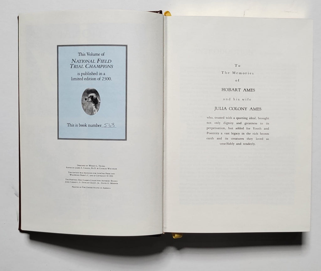 National Field Trial Champions (Pointing Dog Classics) – Sporting Classics Store