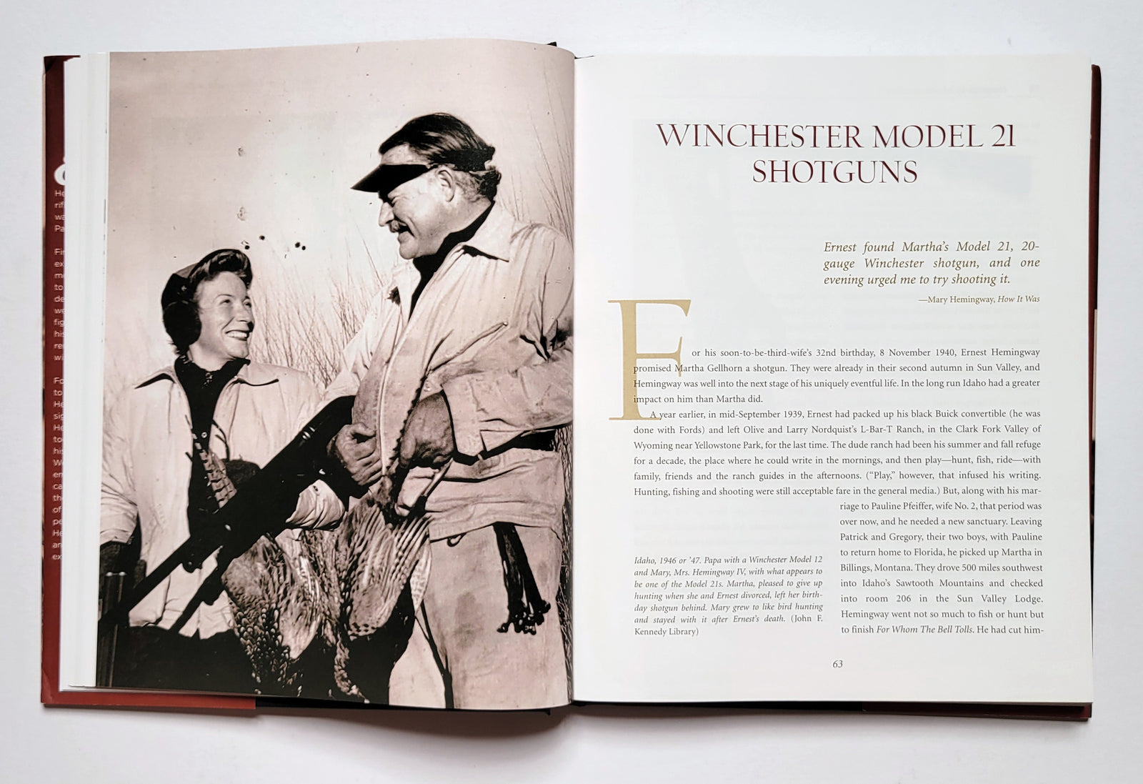 Hemingway's Guns: The Sporting Arms of Ernest Hemingway – Sporting ...